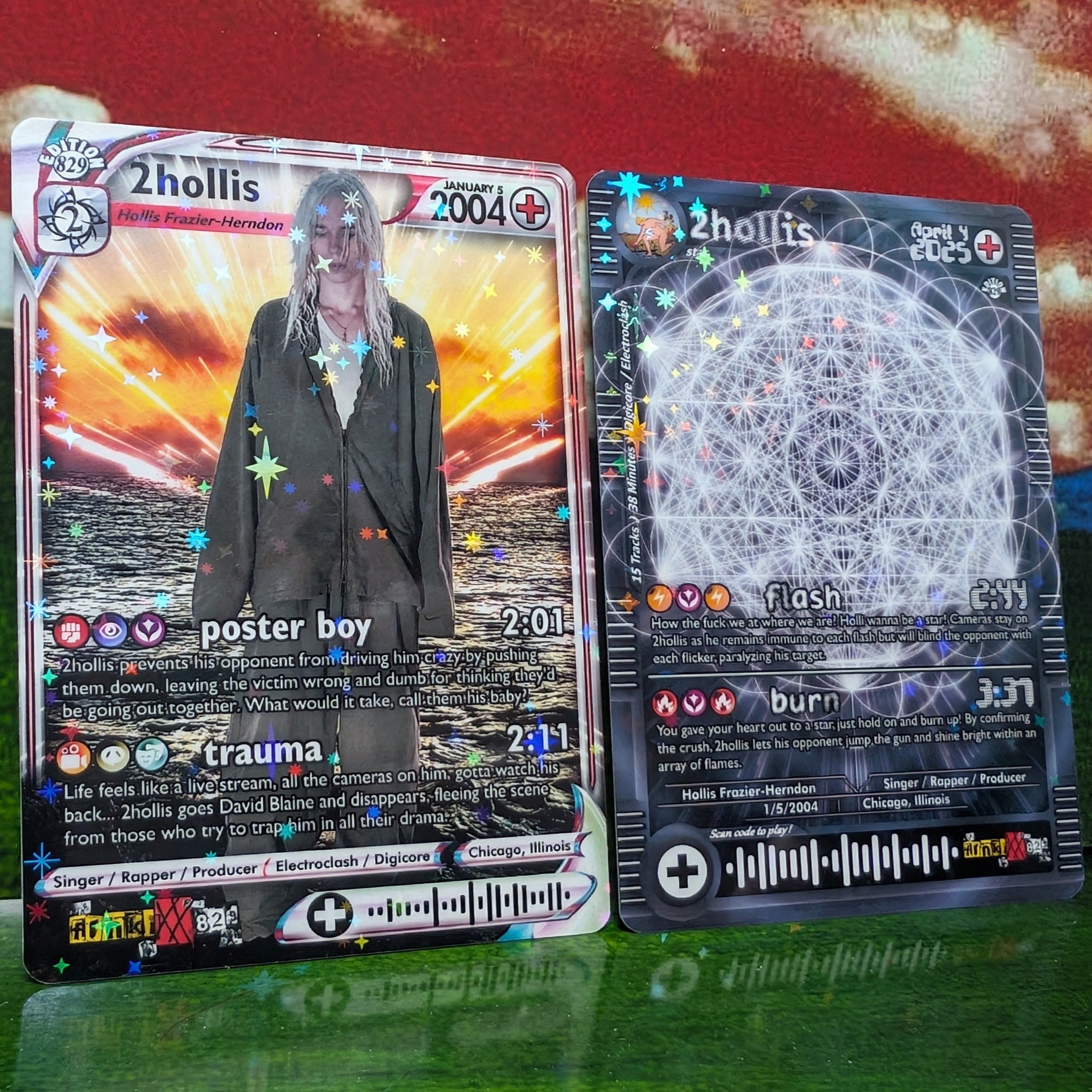 2hollis Holographic Trading Card Set – frnkiXX.829
