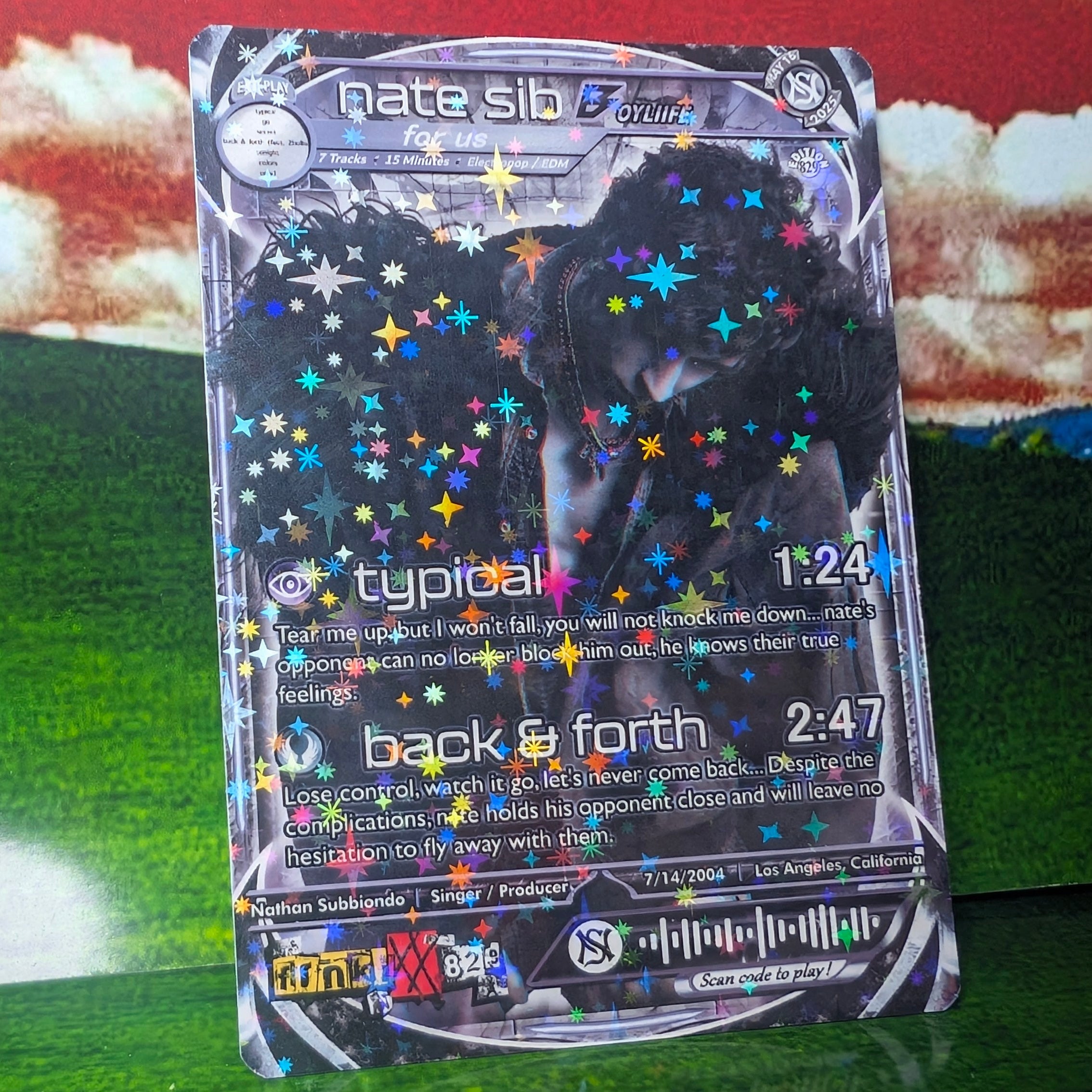 nate sib Holographic Trading Card – frnkiXX.829